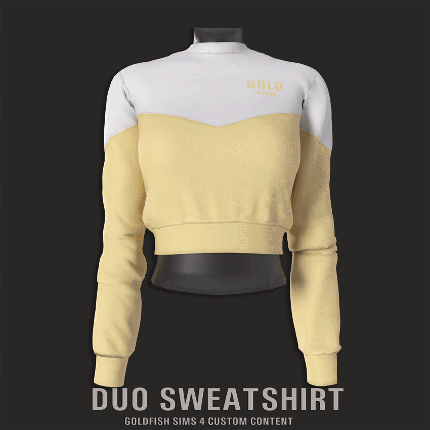 GoldFish Duo Sweatshirt 🧢 - The Sims 4 Create a Sim - CurseForge