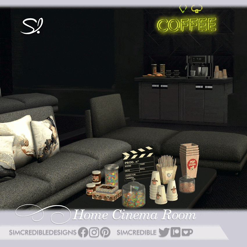 Home Cinema -Room 🎬 - The Sims 4 Rooms / Lots - CurseForge