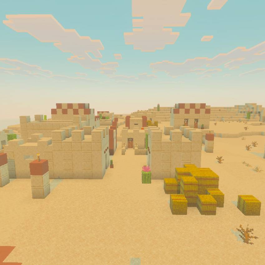 Desert World #1 Minecraft Map
