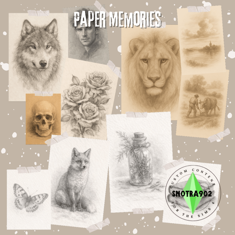 Paper Memories - The Sims 4 Build / Buy - CurseForge