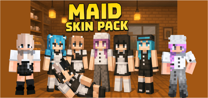 Anime Maids - Minecraft Bedrock Skins - CurseForge