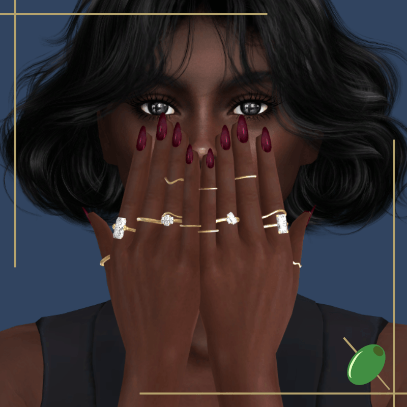 Arabella Rings Left Hand - The Sims 4 Create a Sim - CurseForge