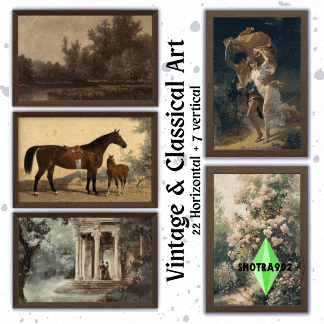 Vintage & Classical Art - The Sims 4 Build / Buy - CurseForge