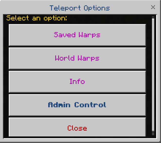 [Realm compatible]Nasa's Tp/player warps Add-On - Minecraft Bedrock Scripts - CurseForge