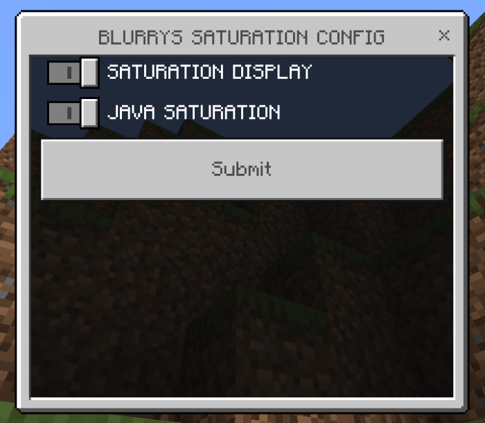Blurry's Java Saturation - Minecraft Bedrock Addons - CurseForge