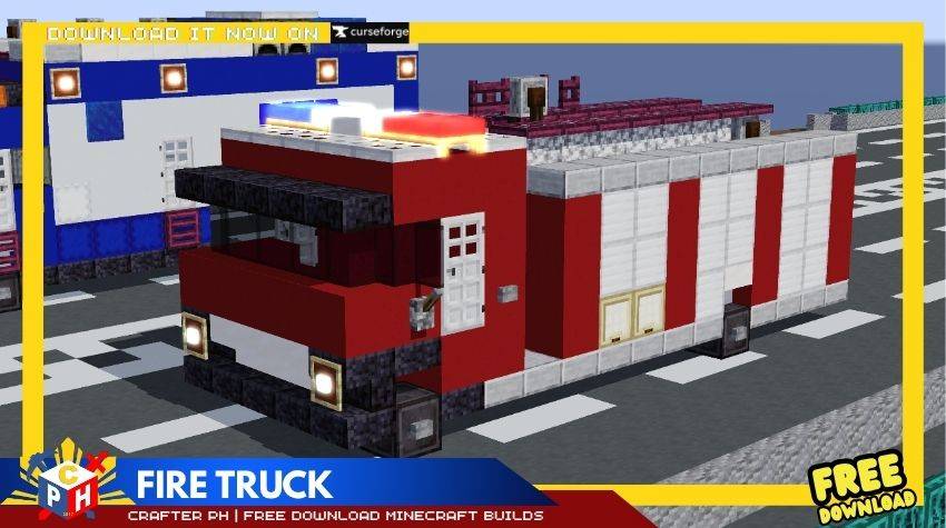 Ultimate Vehicle Collection #2 - Emergency Vehicles - Minecraft Bedrock ...