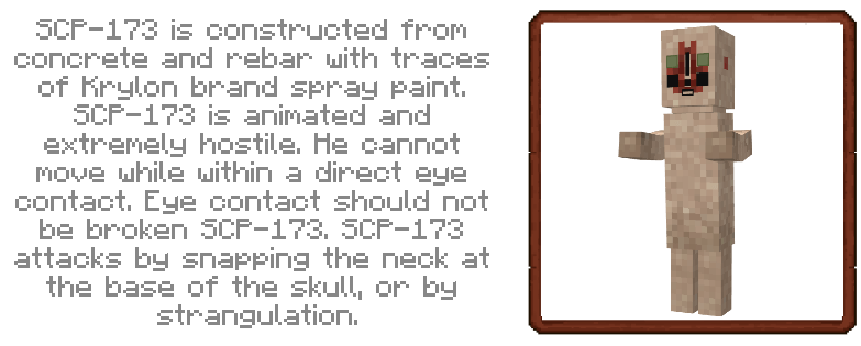 SCP-173, The Sculpture - Minecraft Mods - CurseForge