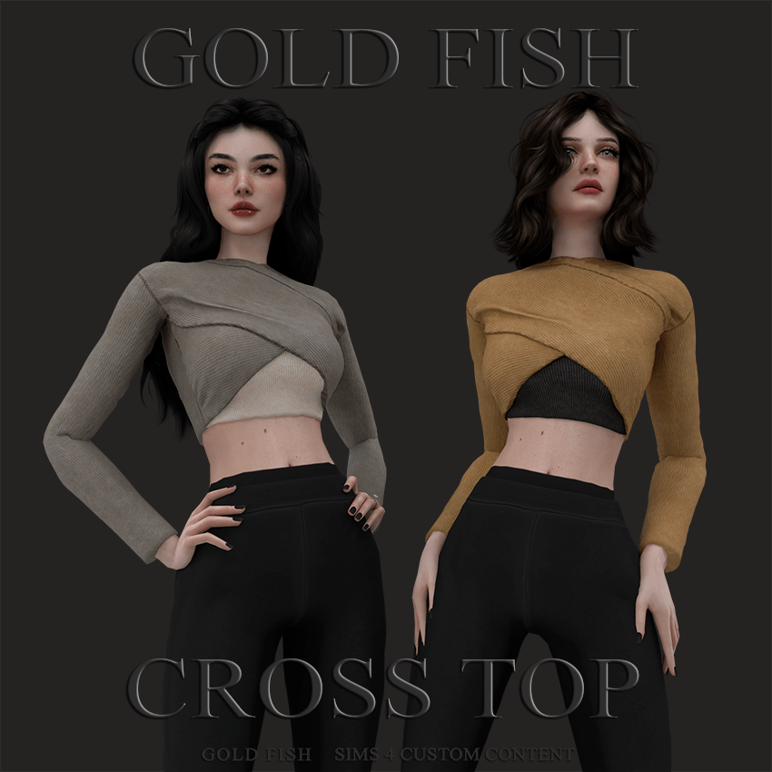 GoldFish Cross Top - The Sims 4 Create a Sim - CurseForge