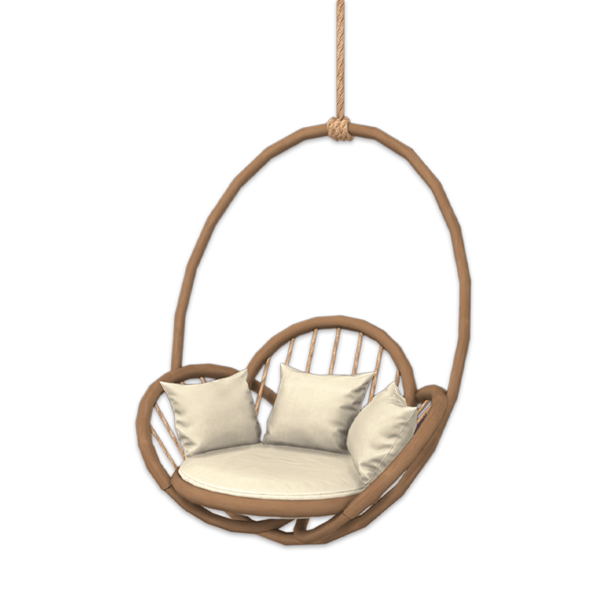 Comiko - Boho Hanging Chair (3 heights) - The Sims 4 Build / Buy ...