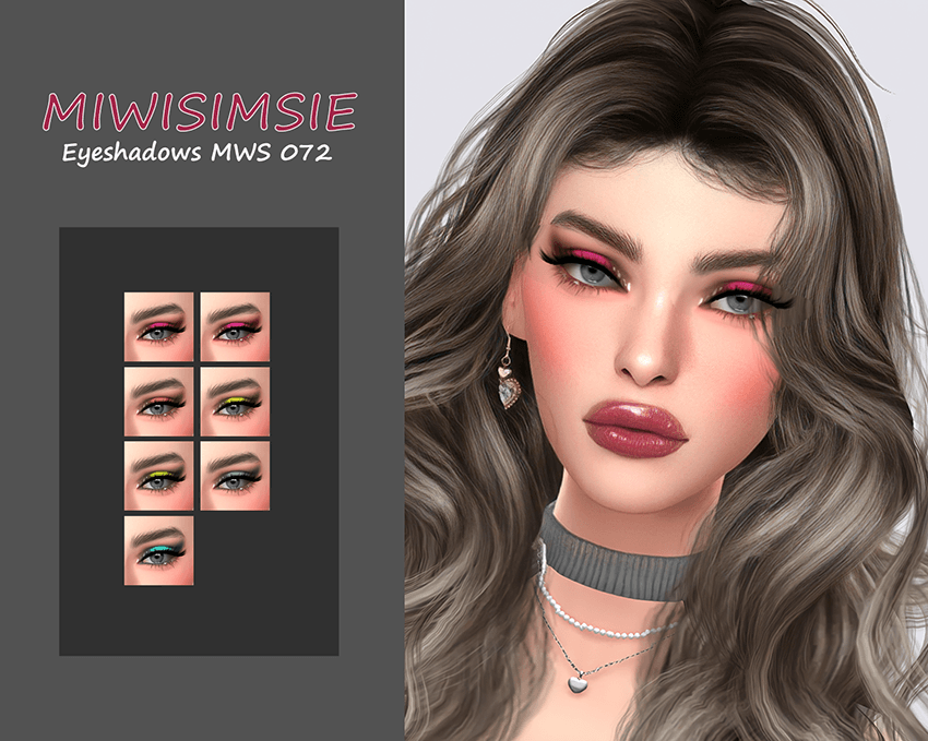 Eyeshadows MWS 072 - The Sims 4 Create a Sim - CurseForge