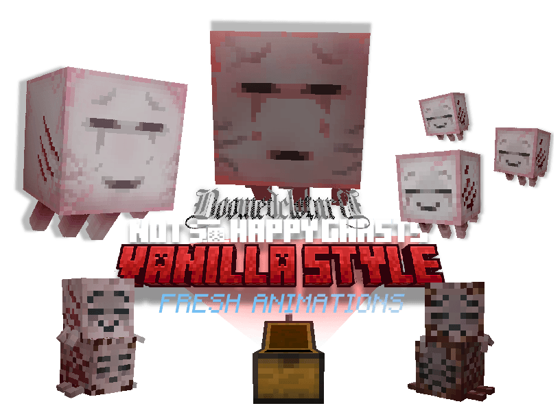 NOT SO HAPPY GHASTS:Vanilla Style x FRESH ANIMATIONS - Minecraft ...