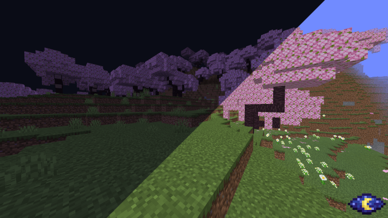 FullBright Bedrock [Night Vision] Texture Pack Minecraft Texture Pack