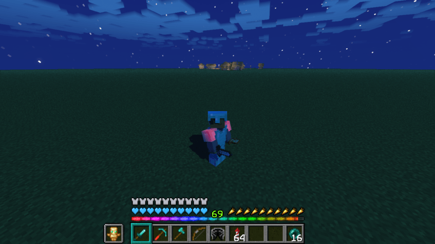 Rainbow XP bar by auragamerrz - Minecraft Resource Packs - CurseForge