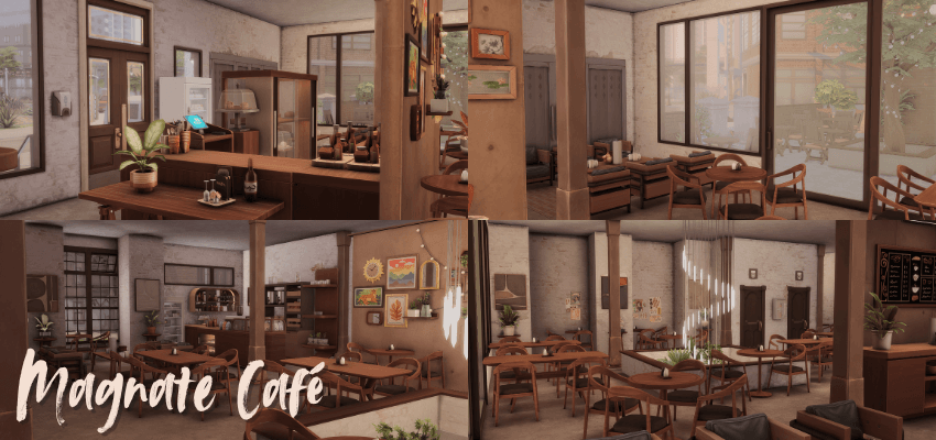 Magnate Café – San Myshuno Edition SIMS 4 - The Sims 4 Rooms / Lots ...