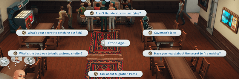 Stone Age - prehistoric interactions - The Sims 4 Mods - CurseForge
