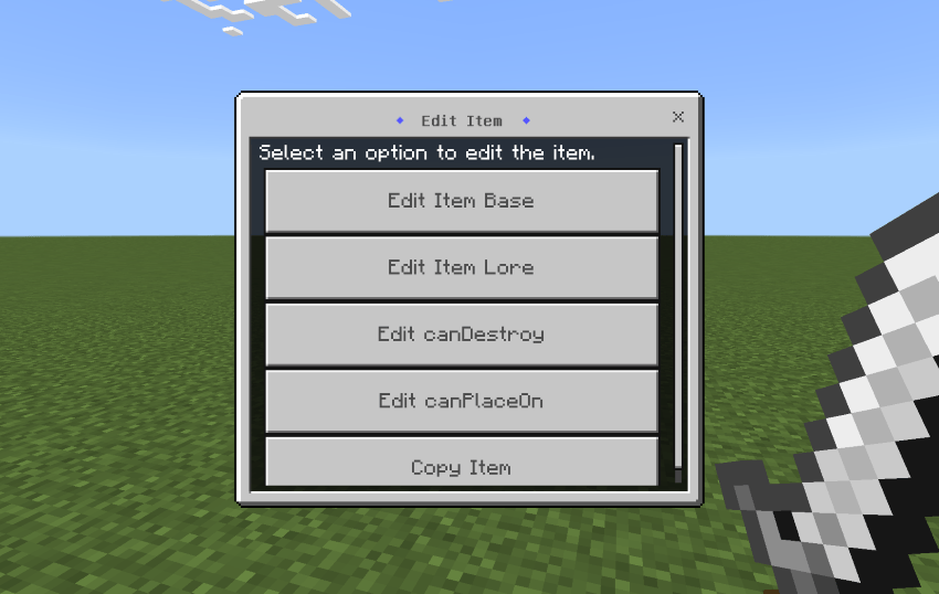Simple Item Editor - Minecraft Bedrock Scripts - CurseForge