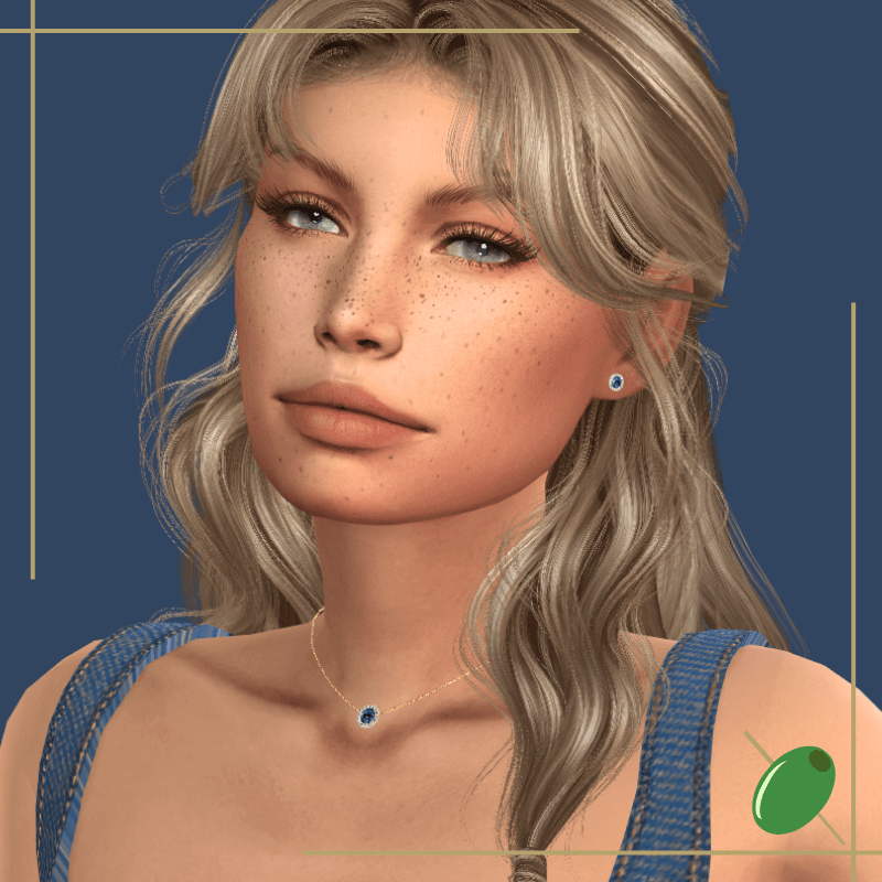 Elaine Stud Earrings - The Sims 4 Create a Sim - CurseForge