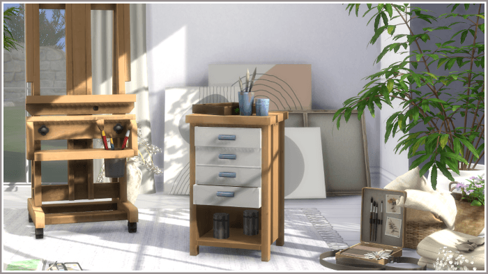 Artist Studio Addon ( part 2 ) - The Sims 4 Build / Buy - CurseForge