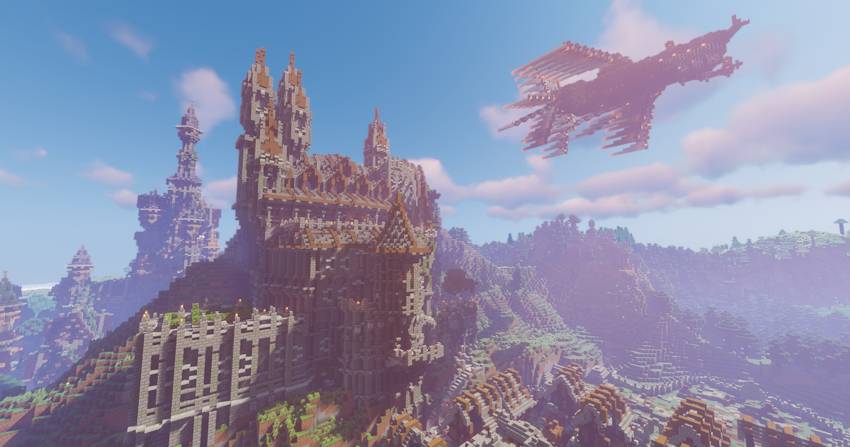 Fantasy Medieval City Minecraft