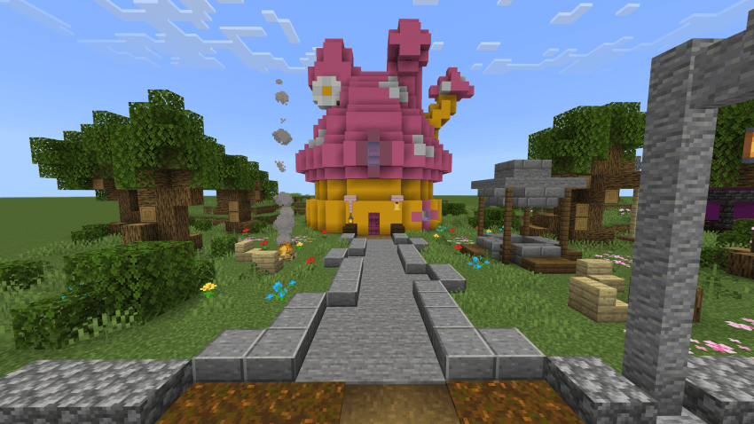 Hello Kitty: Supercute Village - Minecraft Bedrock Maps - CurseForge