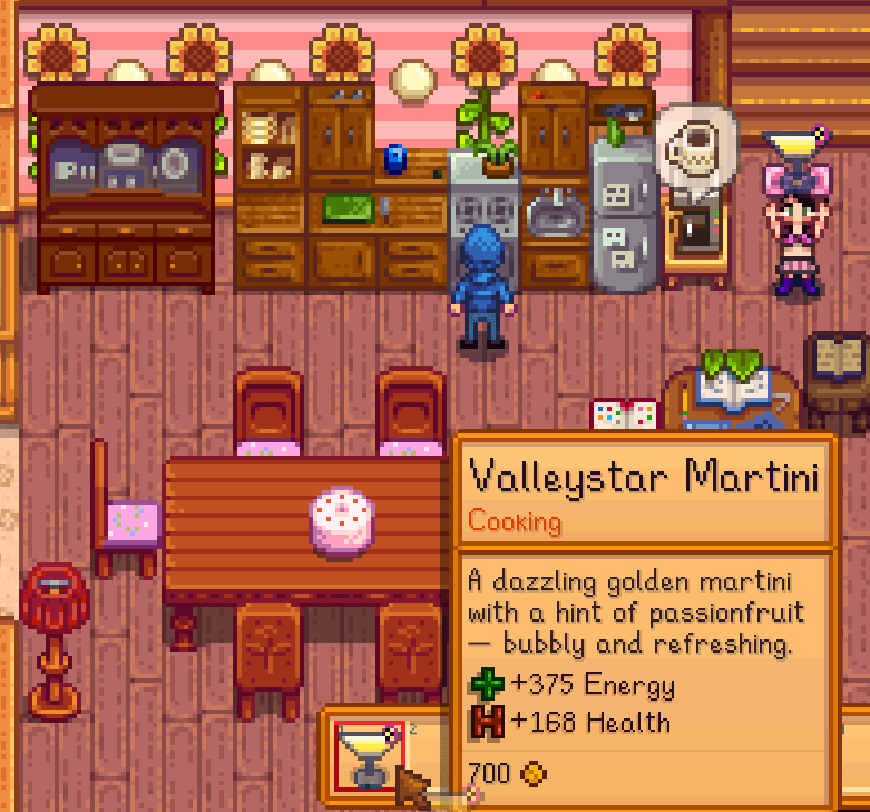 Valleystar Martini Recipe - Stardew Valley Mods - CurseForge