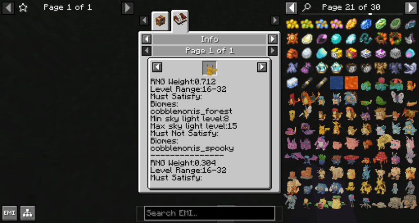 Cobblemon EMI - Minecraft Mods - CurseForge