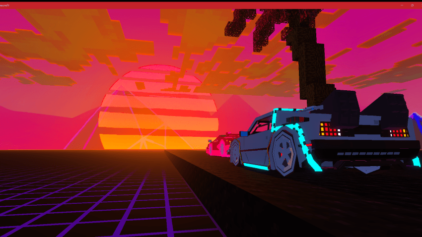 Synthwave Vibe Graphic Pack | v1.0.0 Alpha Release Minecraft Texture Pack