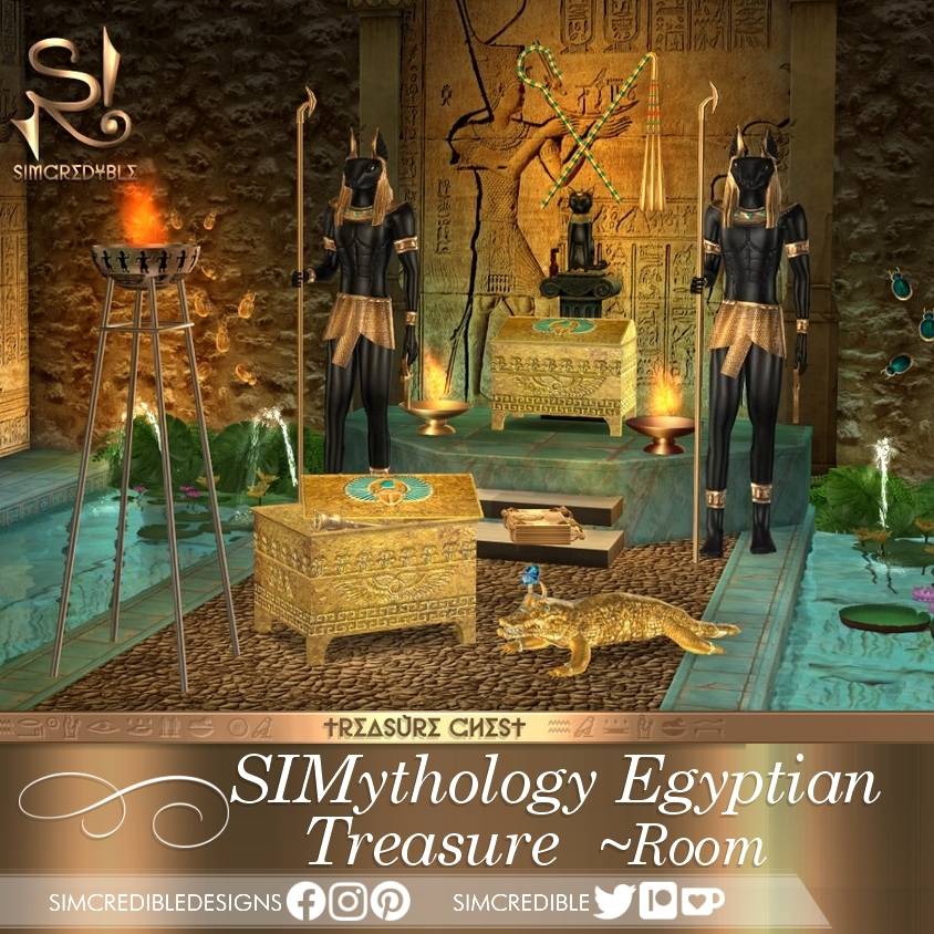 Egyptian Treasure Room 𓂀 The Sims 4 Rooms Lots Curseforge