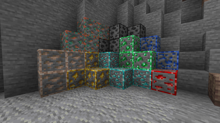 Better Ores+ - Minecraft Bedrock Texture Packs - CurseForge