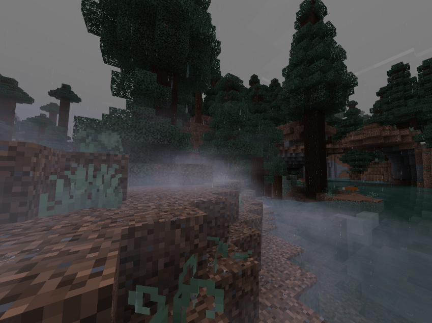 RAIN - La Nature Fragment - Minecraft Bedrock Texture Packs - CurseForge