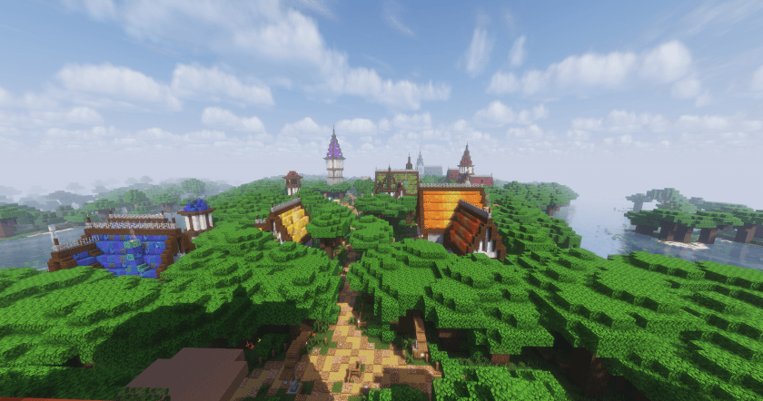 Fantasy Town!🎇 - Minecraft Worlds - CurseForge