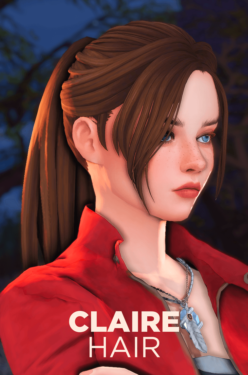 Claire Hair - JohnnySims - The Sims 4 Create a Sim - CurseForge