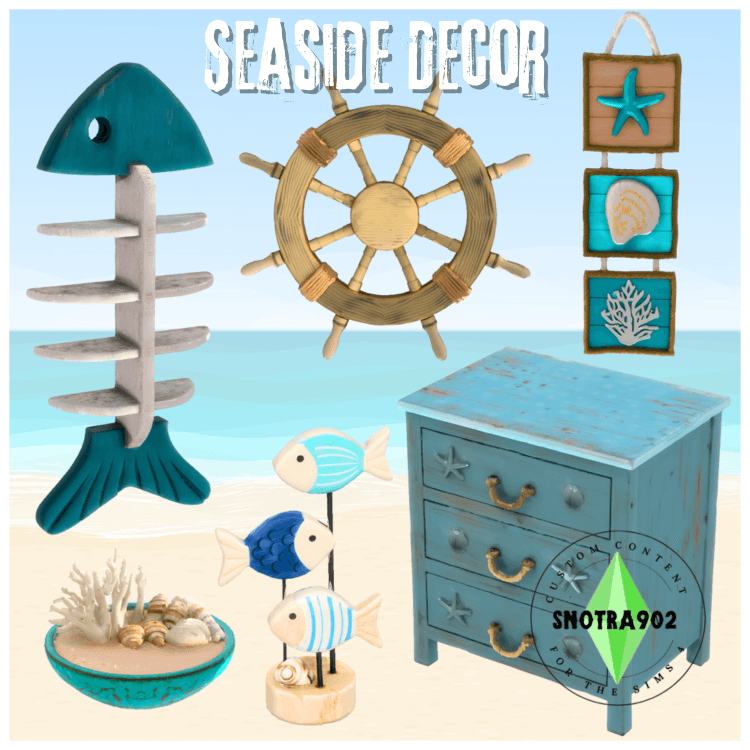 Seaside Decor - The Sims 4 Build / Buy - CurseForge