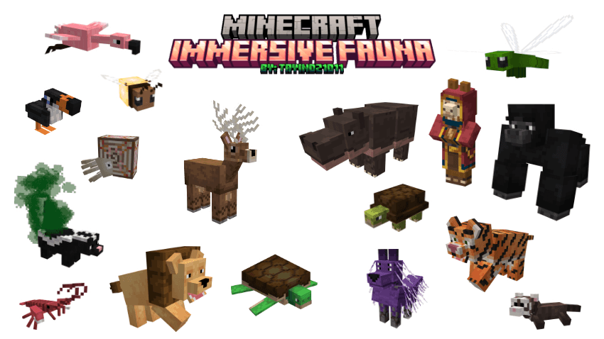 Immersive Fauna By:TayiNdz1011 - Minecraft Bedrock Addons - CurseForge