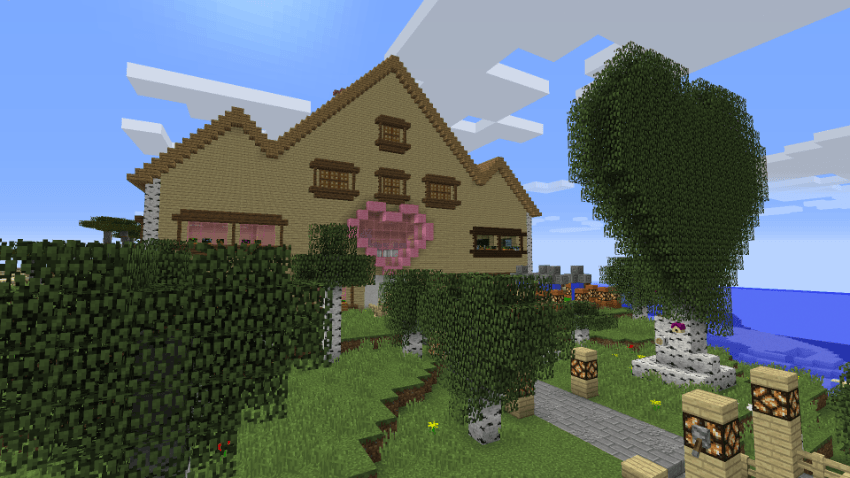 GamingWithJen Giant House (Accurate Recreation) Minecraft Map