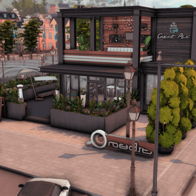 Luxury Cafè - The Sims 4 Rooms / Lots - CurseForge