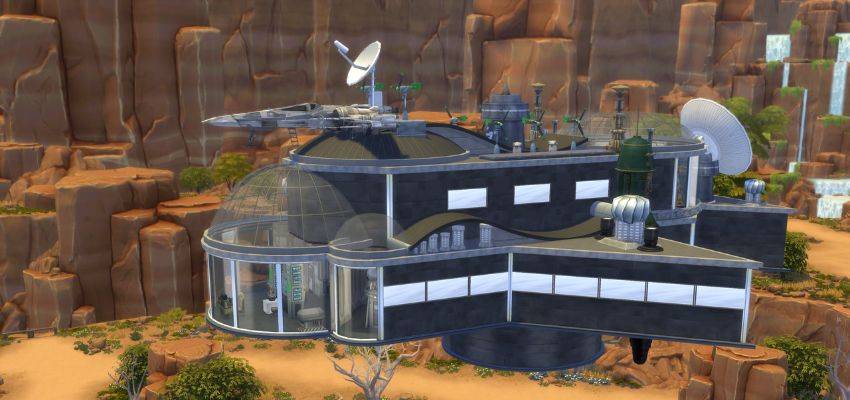 Omisimmts Space Ship - The Sims 4 Rooms / Lots - CurseForge