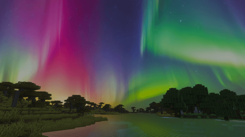 Aurora Skies - Custom Sky - Minecraft Bedrock Texture Packs - CurseForge