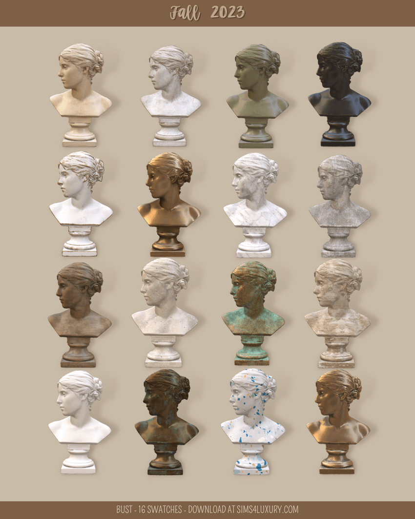 Sims4Luxury - Fall 2023 - Bust - The Sims 4 Build / Buy - CurseForge