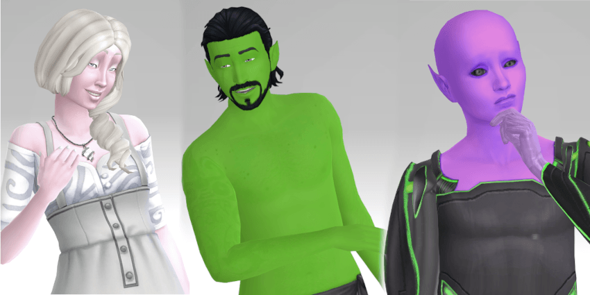 Skin Colorizer Makeup Sliders, All Sims + Occults - The Sims 4 Create a ...