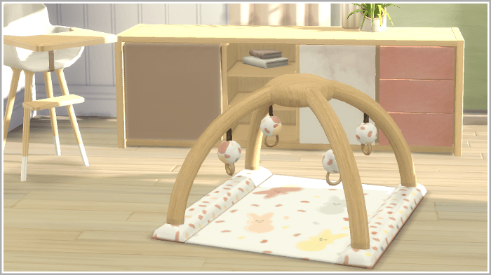 Boho Bunnies Baby Playmat - The Sims 4 Build / Buy - CurseForge