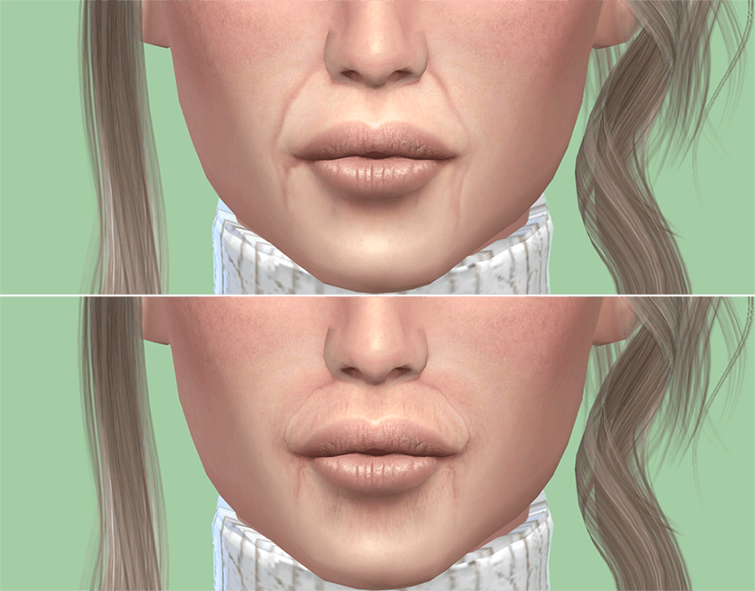 [EGGSIMS] wrinkles overlay_laughlines - The Sims 4 Create a Sim ...