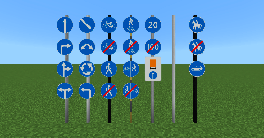 Russian Road Signs Mcpe