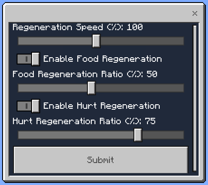 Generic Health Regeneration Mechanic - Minecraft Bedrock Addons - CurseForge