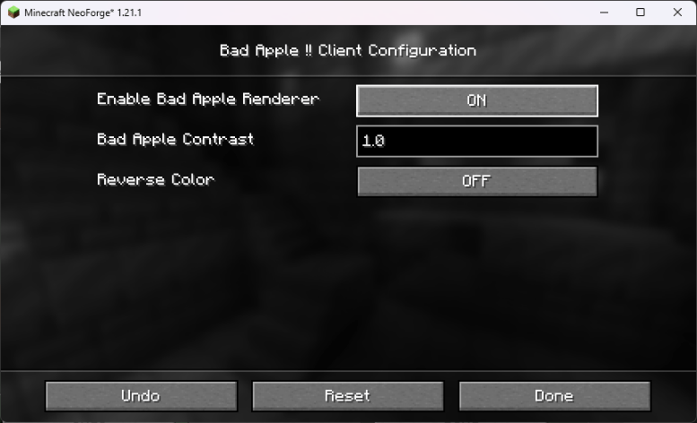 Bad Apple!! - Minecraft Mods - CurseForge