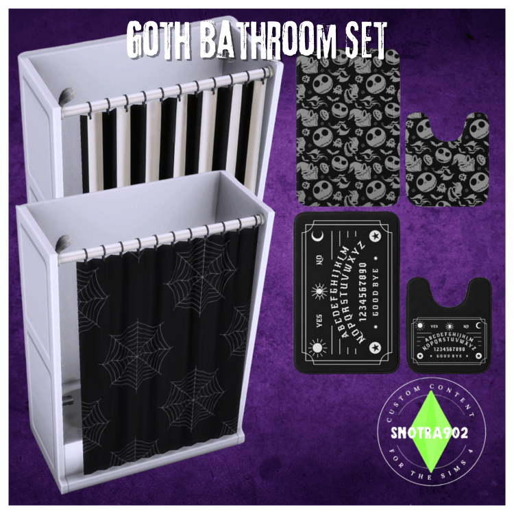 Goth Bathroom Set - The Sims 4 Build / Buy - CurseForge