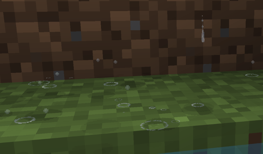 RAIN - La Nature Fragment - Minecraft Bedrock Texture Packs - CurseForge