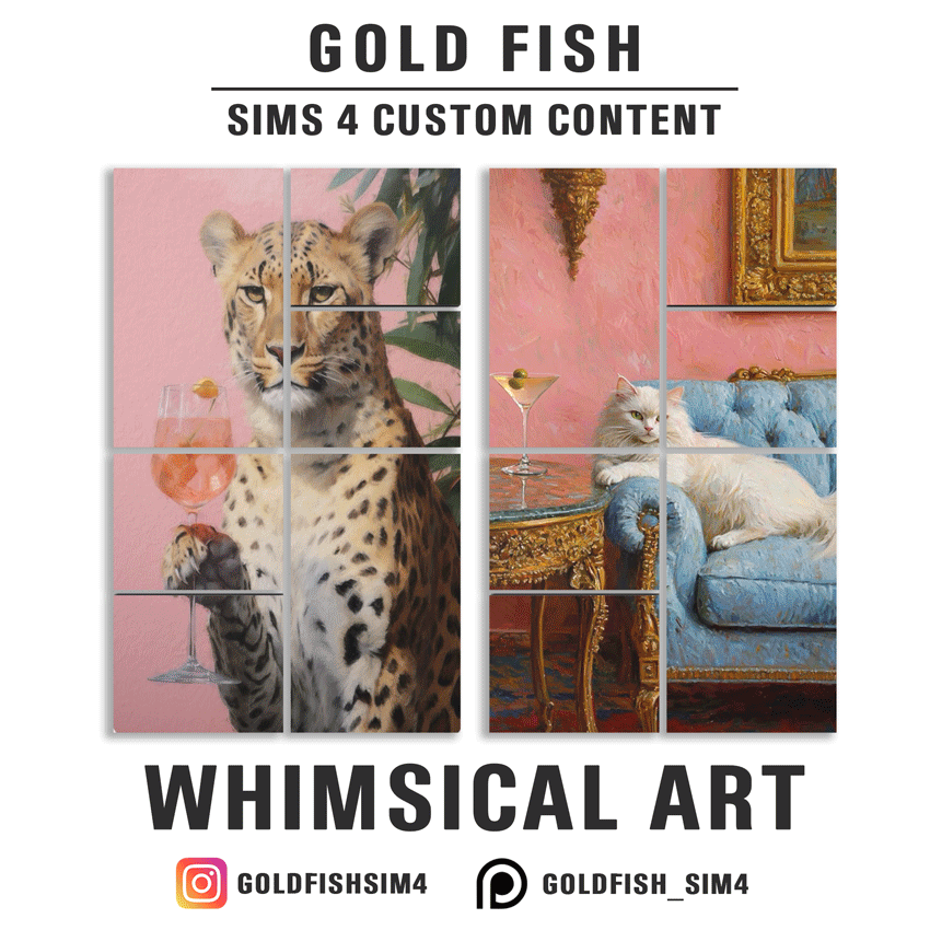 GoldFish Whimsical Art - The Sims 4 Build / Buy - CurseForge
