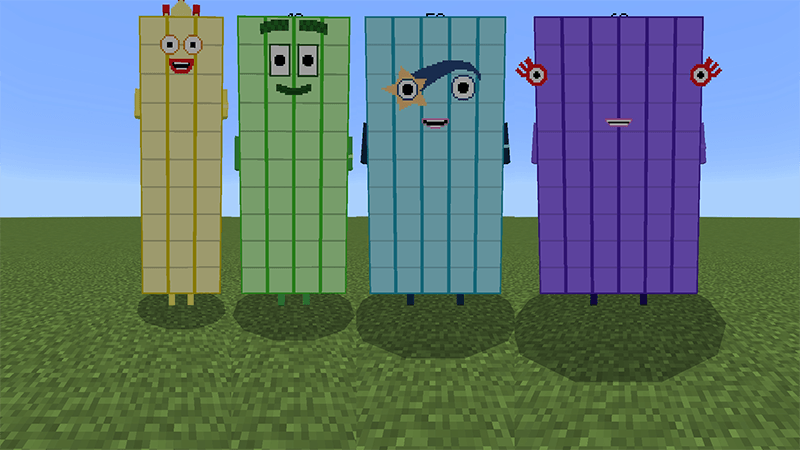 Numberblocks - Minecraft Bedrock Addons - CurseForge
