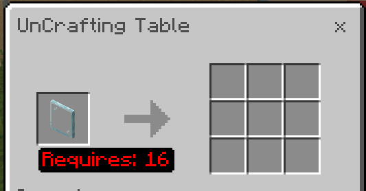 UnCrafting Table - Minecraft Bedrock Addons - CurseForge